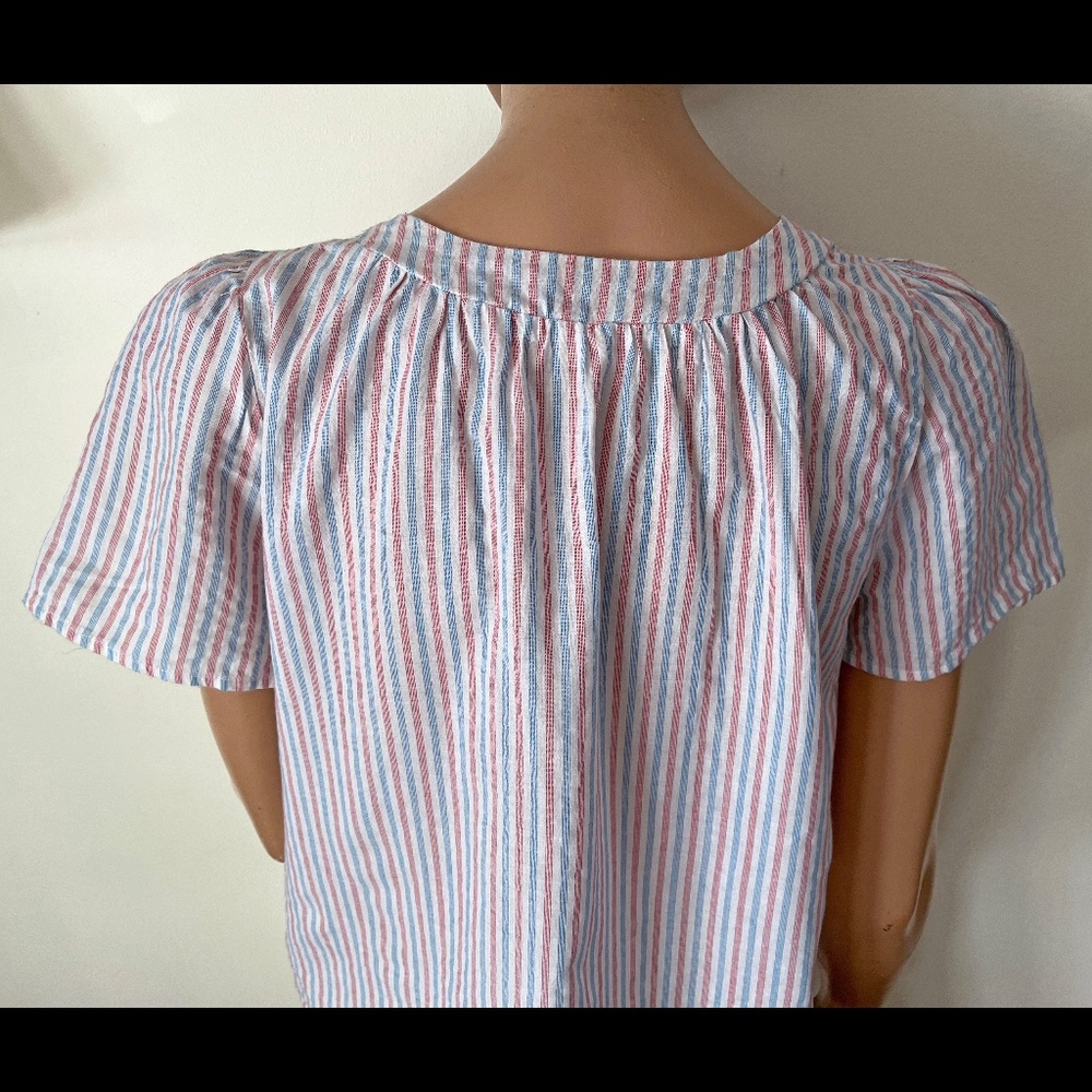 Anthropologie Isabella Sinclair Red White Blue Smocke… - Gem